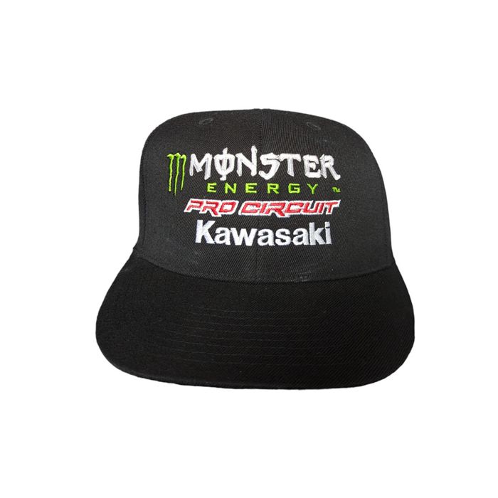 Monster Headphones Monster Energy Pro Circuit Kawasaki Flex Cap Hat ...