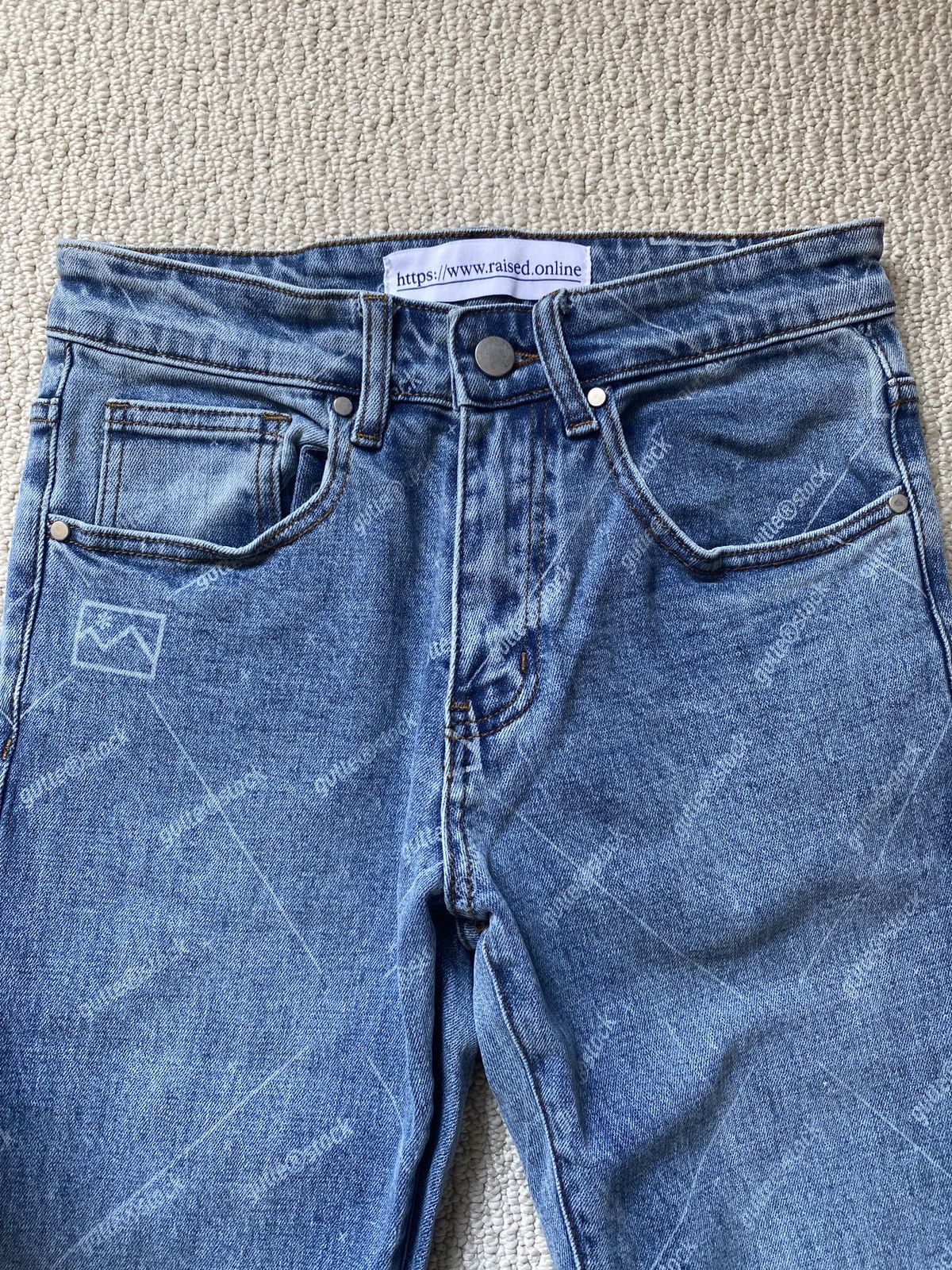 Streetwear raised.online Watermark Jeans | Grailed