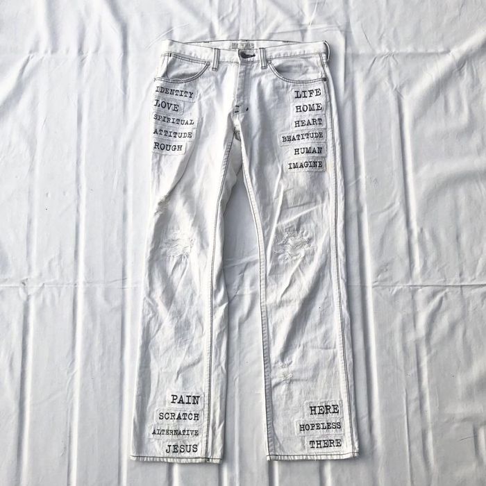 Number (N)ine Number nine ss02 patchwork poem denim | Grailed