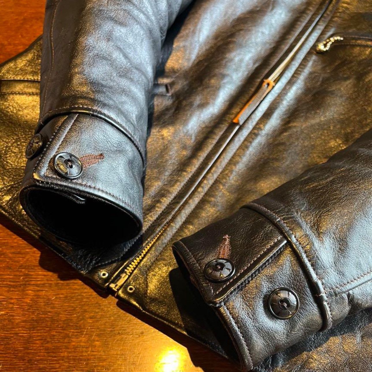 The Real McCoy's Joe Mccoy 30s Sports Leather Jacket 40 Horsehide (NWOT ...