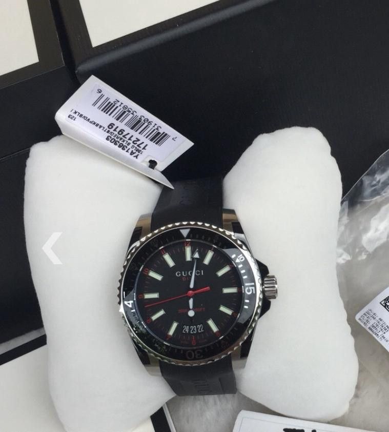 Gucci Gucci Dive 40mm Watch YA136303 – Black Dial | Grailed