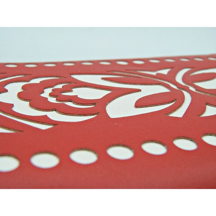 Vera Bradley NEW Vera Bradley Womens Laser Cut Accordion Wallet Red ...