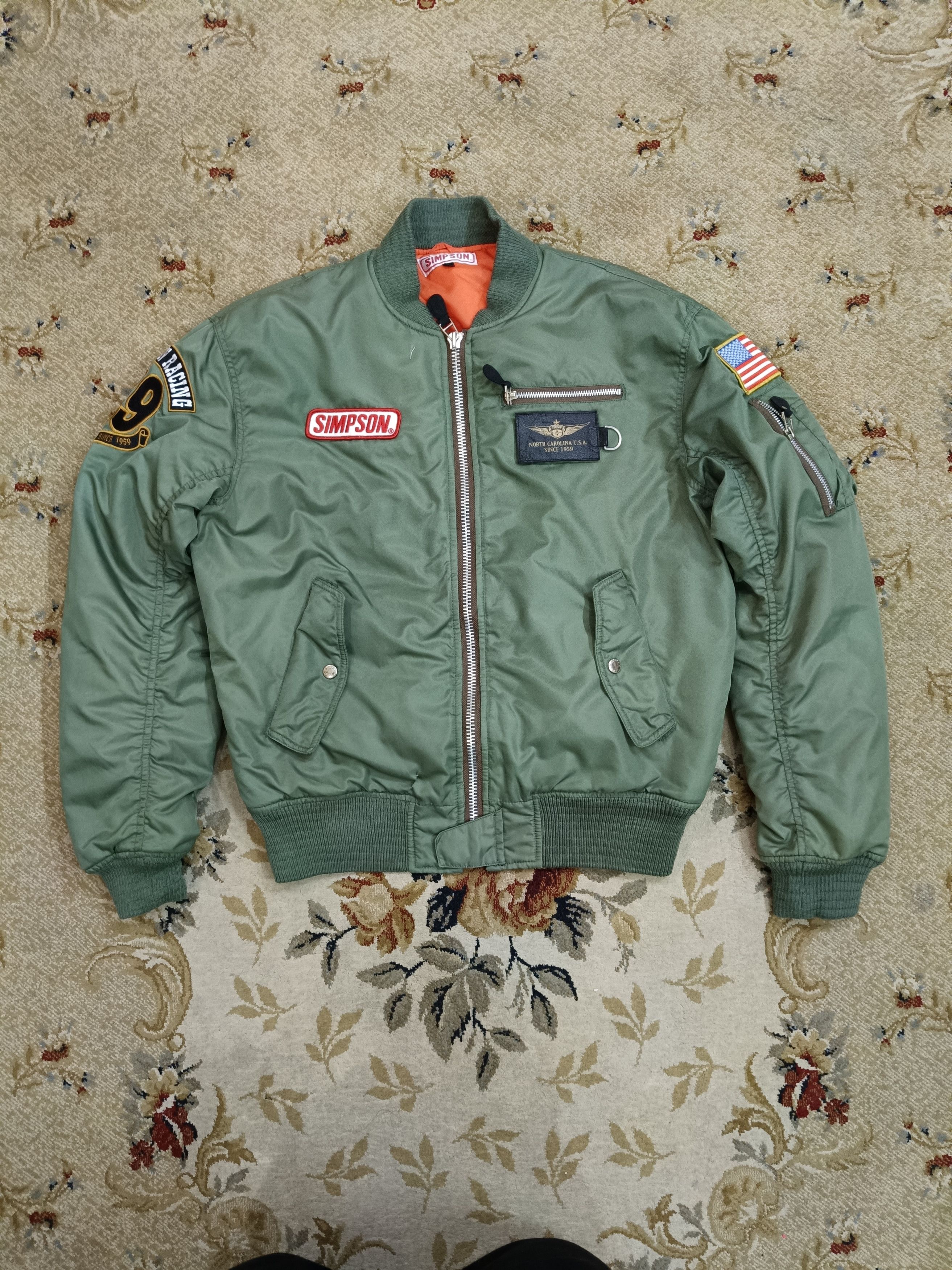 Rare Simpson North Carolina Bomber Jacket | Grailed
