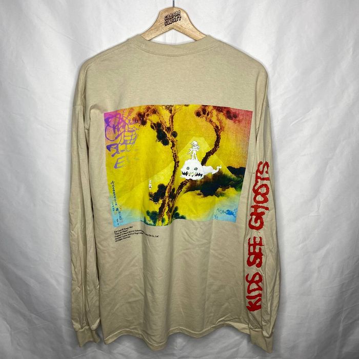 Kanye West Virgil Murakami Kids See Ghosts Tour Merch Longsleeve Tee XL ...