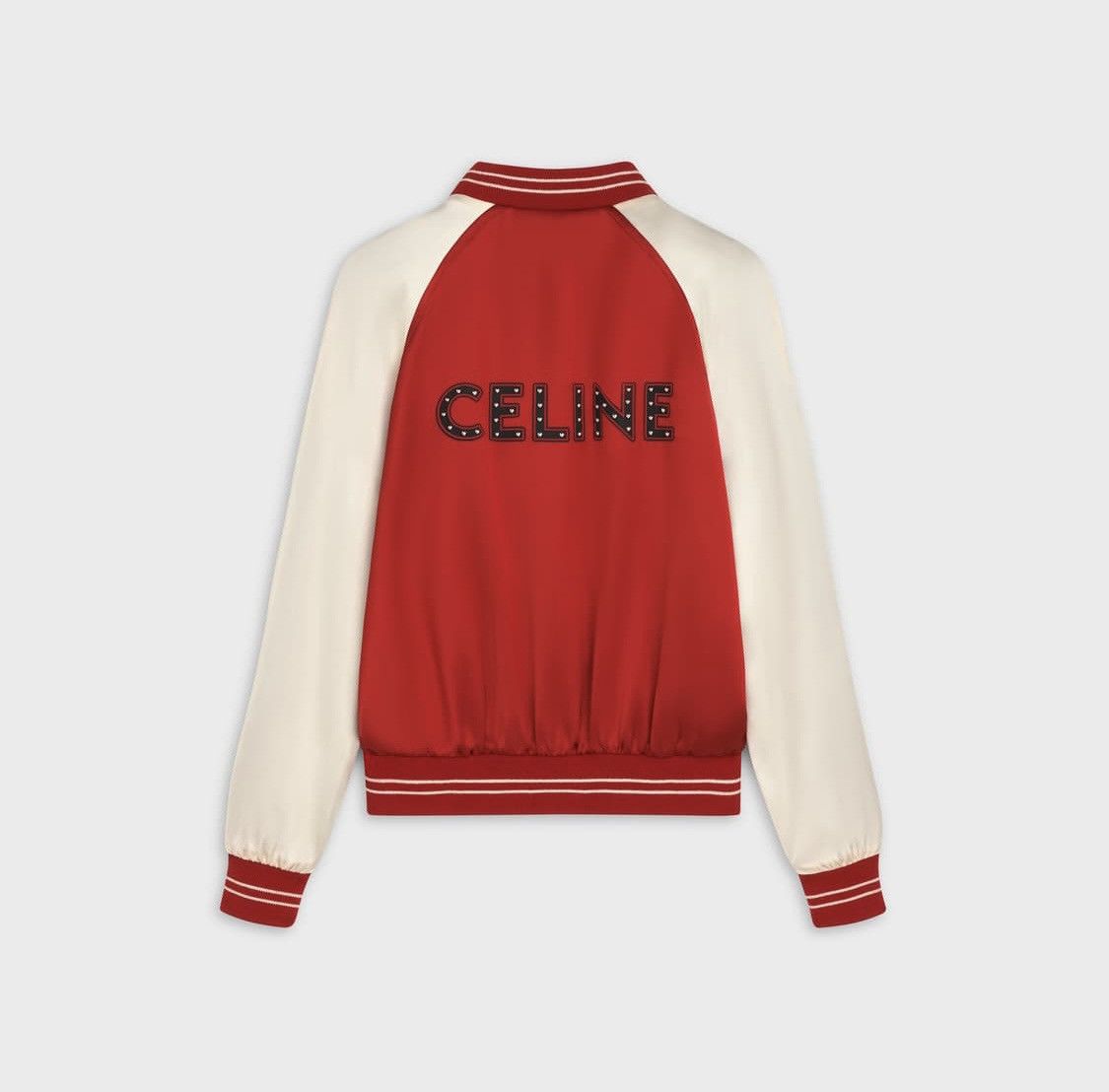 Celine × Hedi Slimane CELINE Teddy Studded Bomber Jacket | Grailed