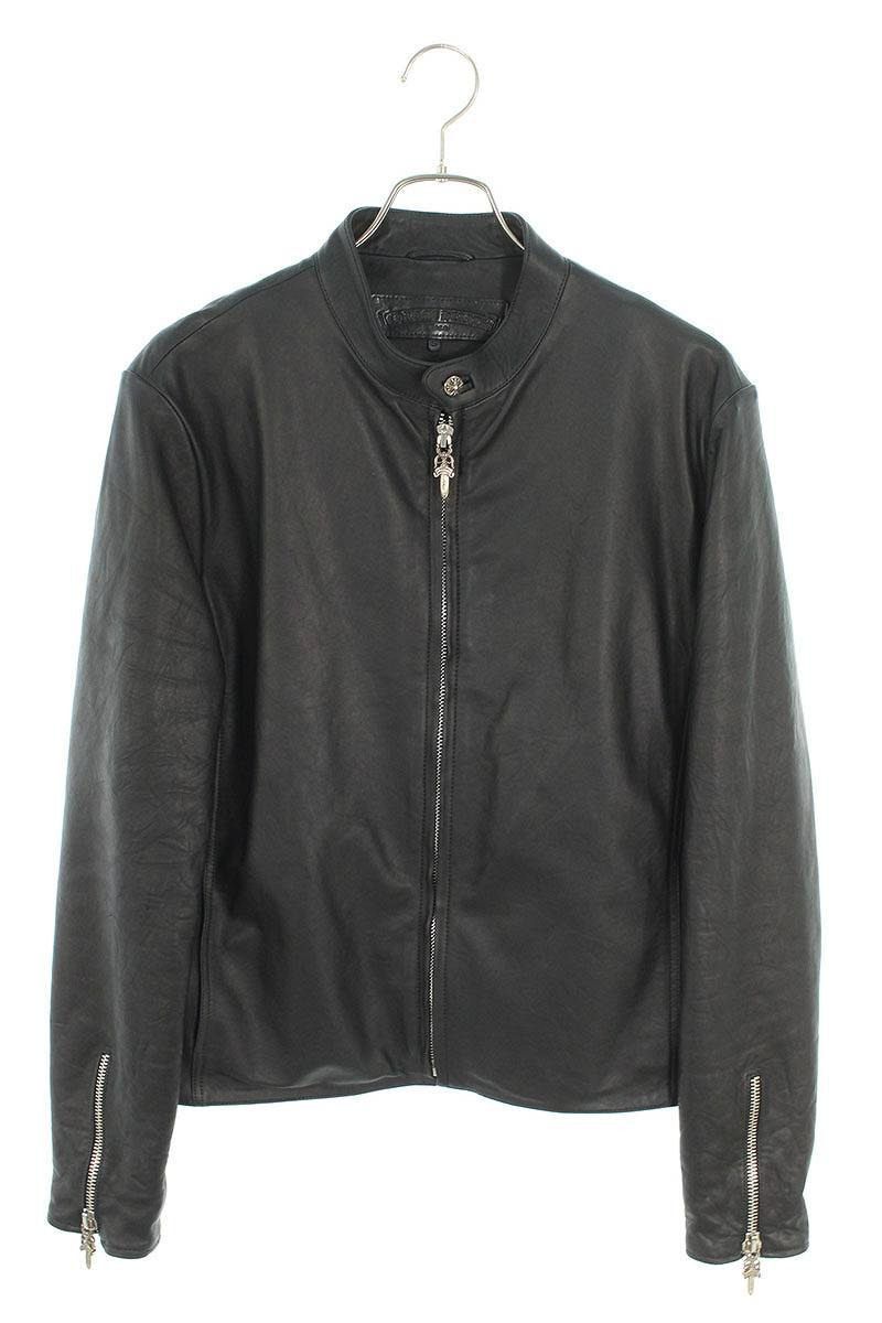 Chrome Hearts Chrome Hearts Leather Jacket Racing Single Riders | Grailed