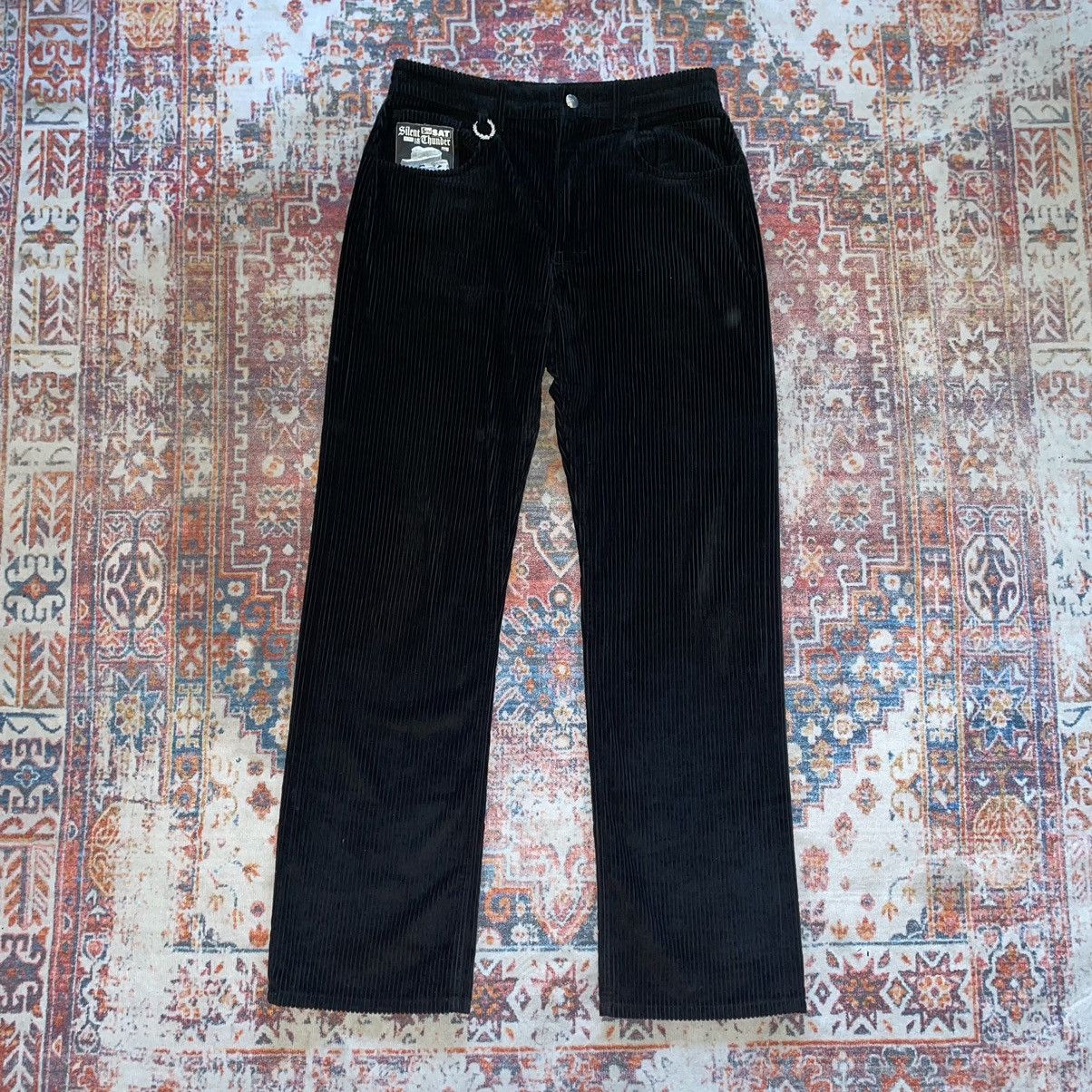 Fred Perry × Raf Simons Raf Simons Fred Perry Corduroy Pants Black ...