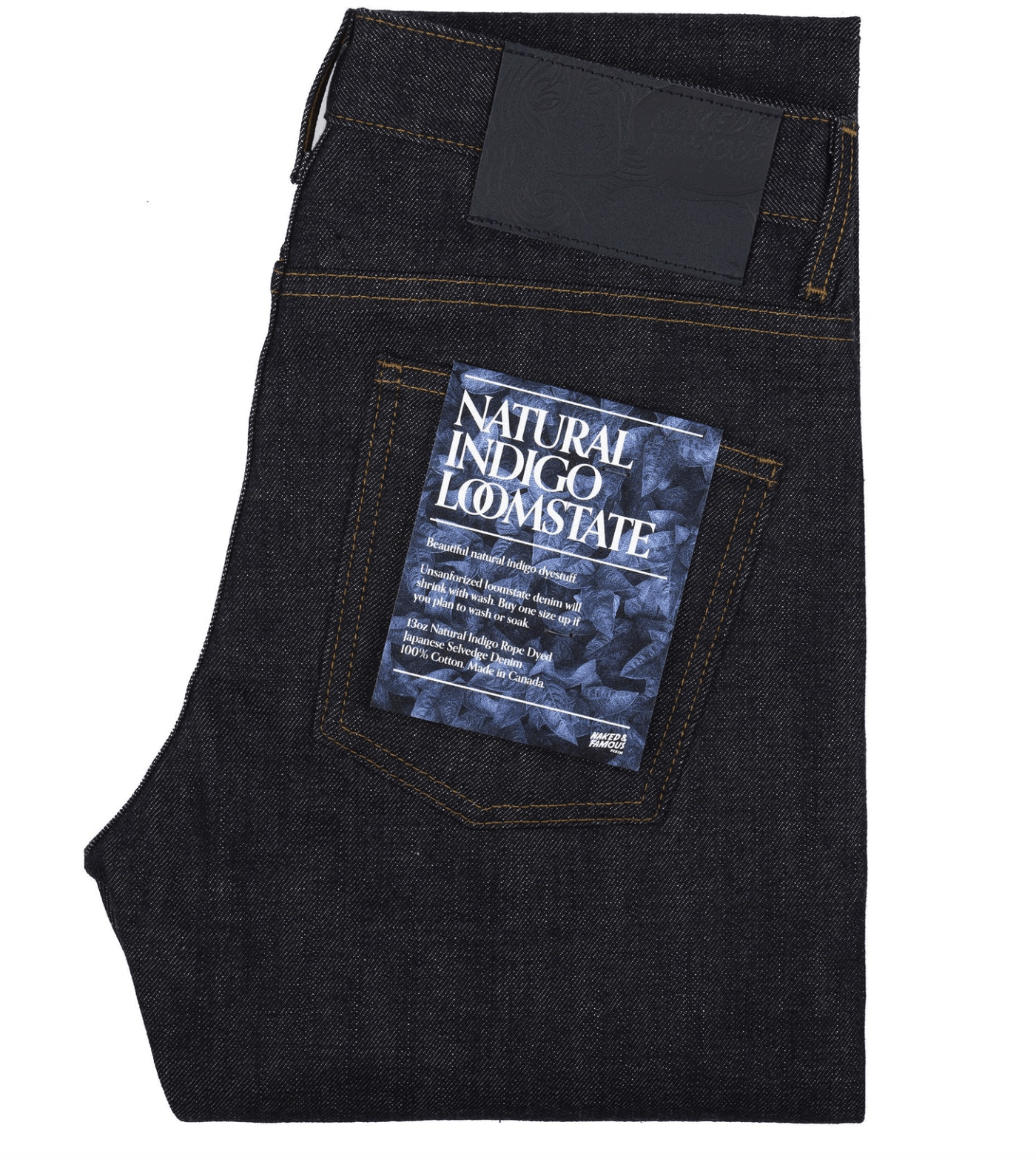 Naked & Famous Natural Indigo Loomstate Selvedge - Super Guy | Grailed