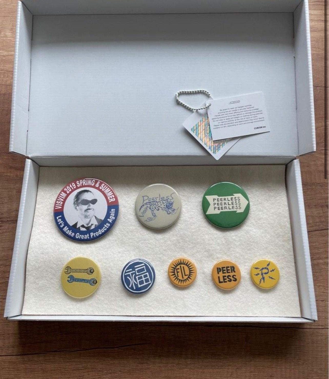 Vintage Rare Visvim badges boxset | Grailed