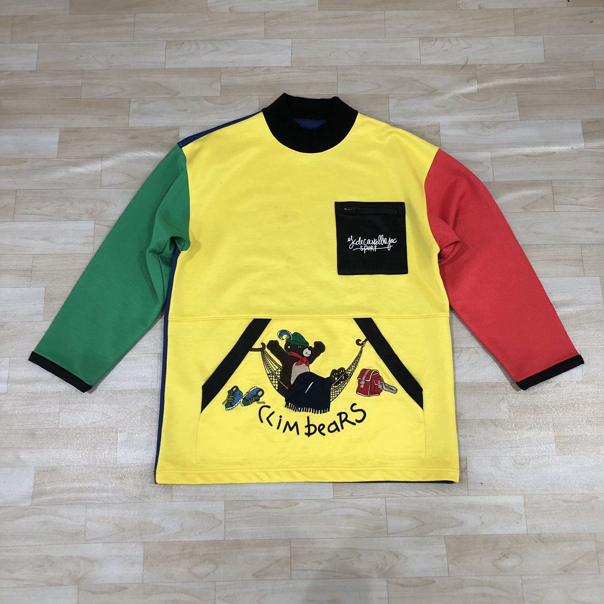 Vintage Jean Charles de Castelbajac Sport Big Logo Multicolor | Grailed