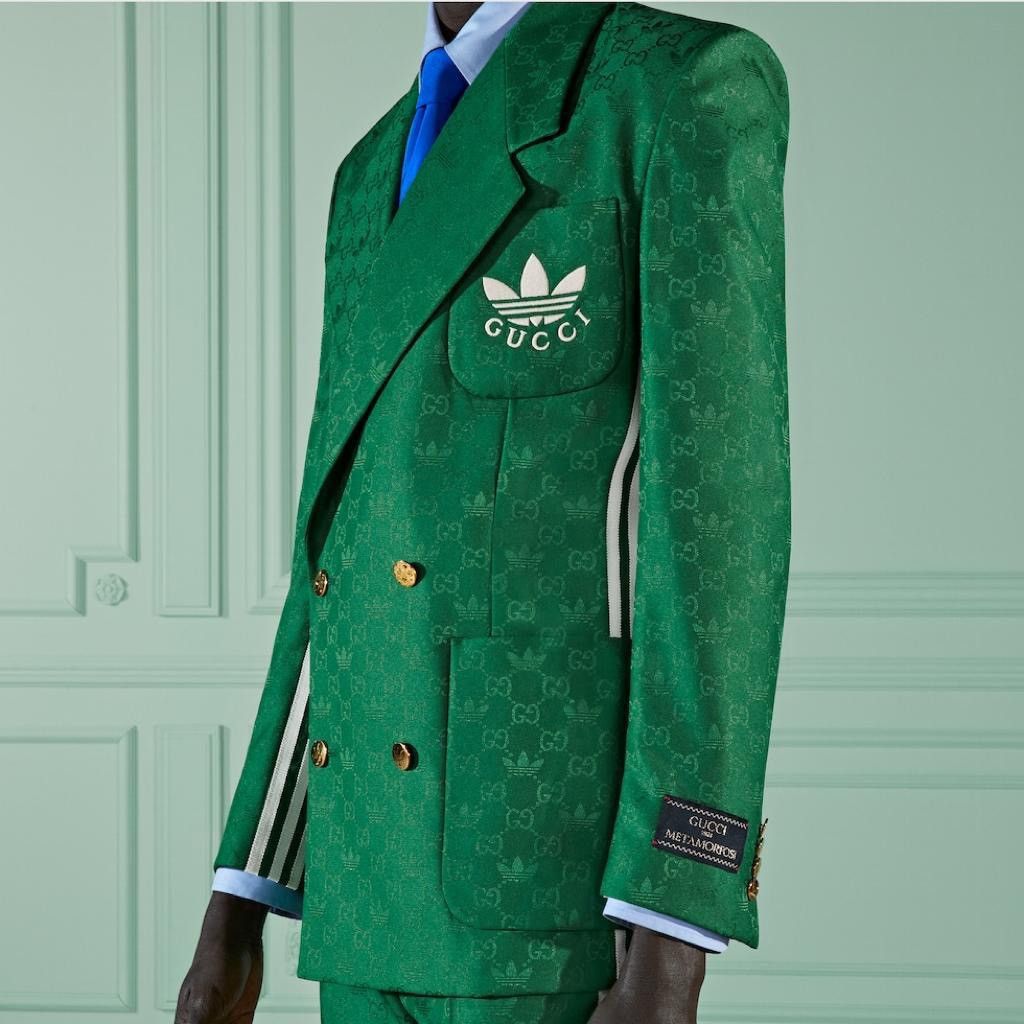 Adidas Adidas x Gucci Jacquard Formal Jacket Blazer | Grailed