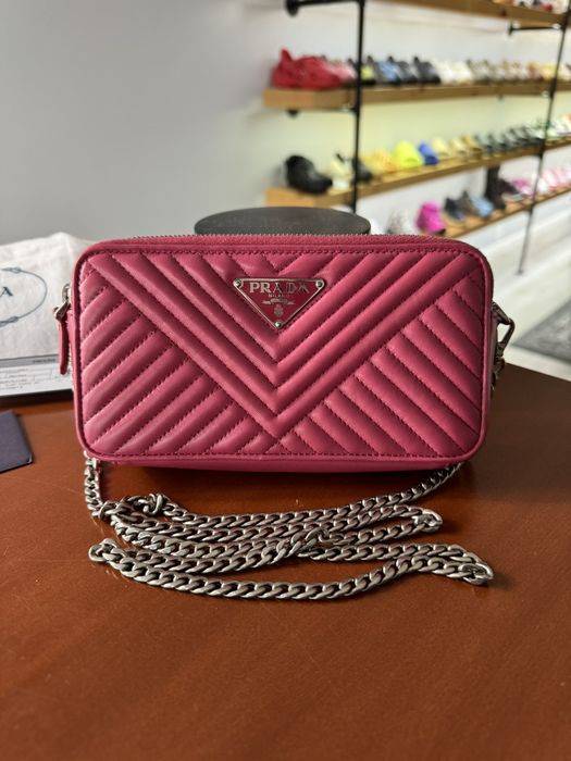 Prada PRADA Nappa Impunture Mini Bandoliera Shoulder Bag | Grailed