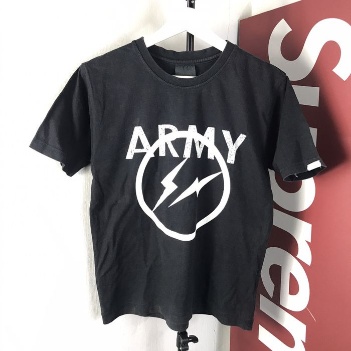 Neighborhood Japanese brand Neighborhood fragment army logos shirt ...