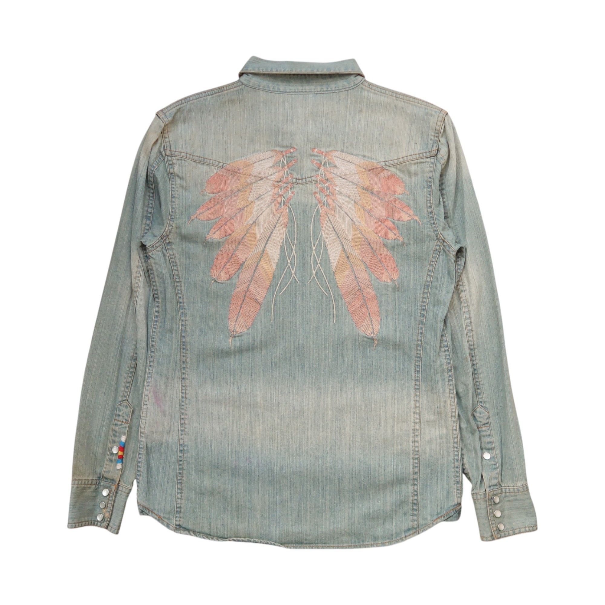 Japanese Brand 1990s Geronimo by GOA Apache Denim Shirt | Grailed