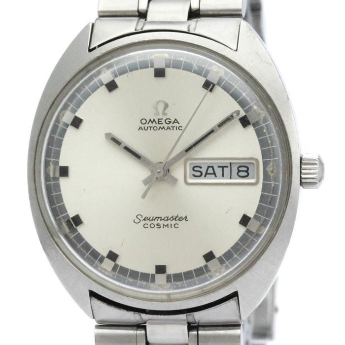 Omega Vintage OMEGA Seamaster Day Date Cal 752 Steel Automatic Watch ...