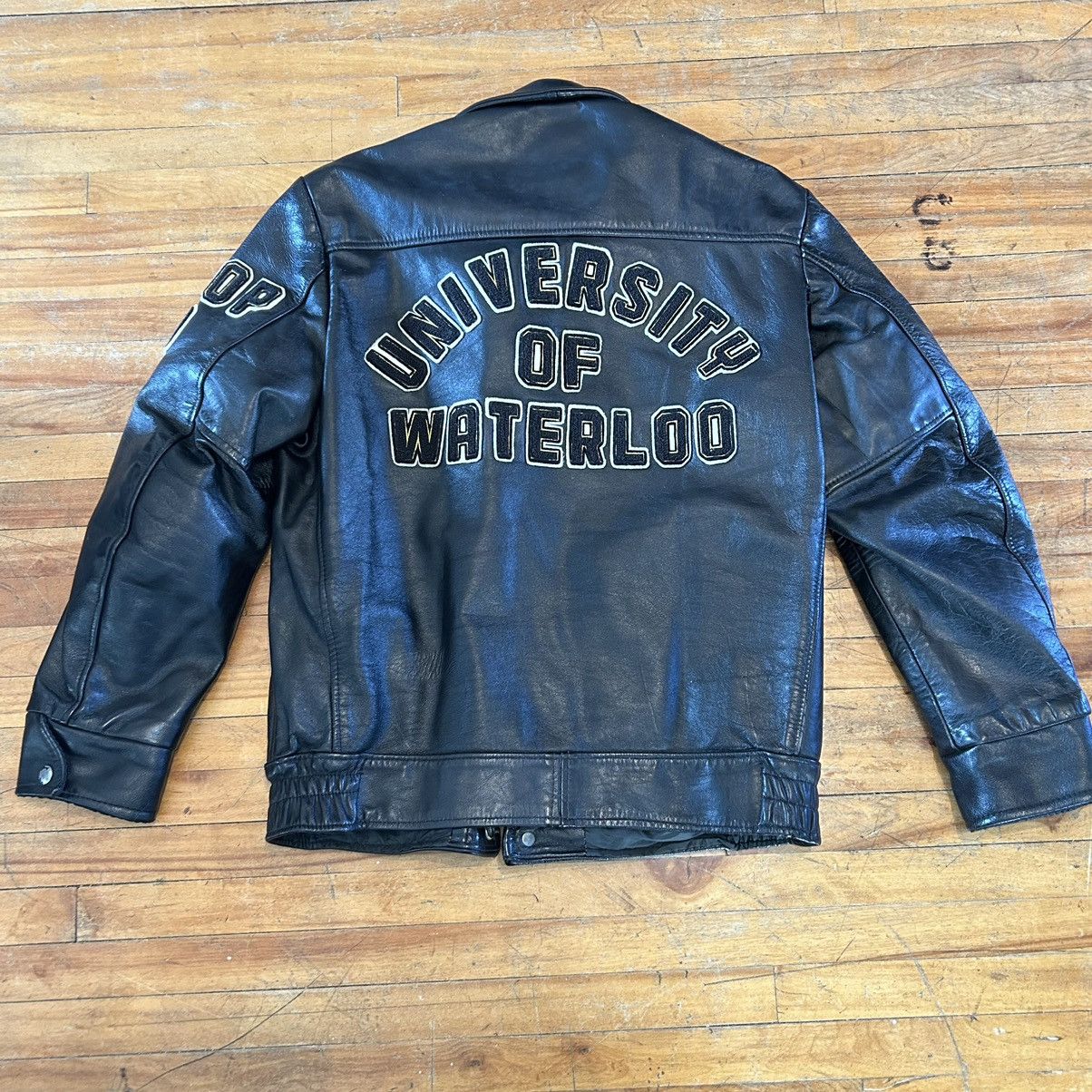 Vintage Cool vintage 90s university of Waterloo varsity jacket | Grailed