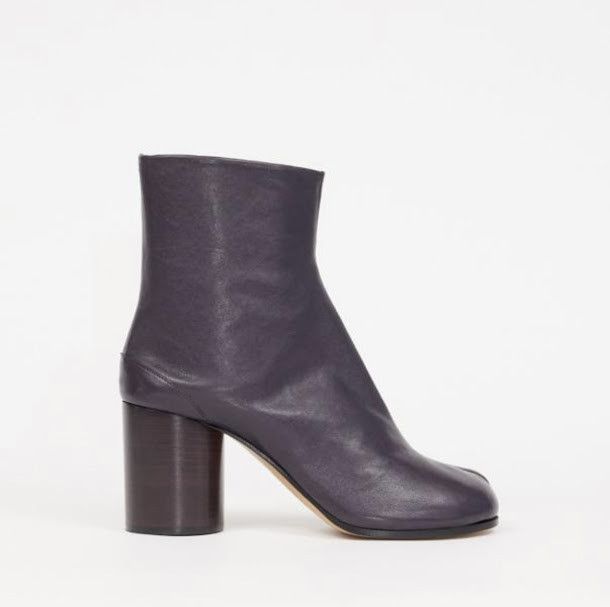 Maison Margiela o1w1db11225 Tabby Ankle Boots in Purple | Grailed