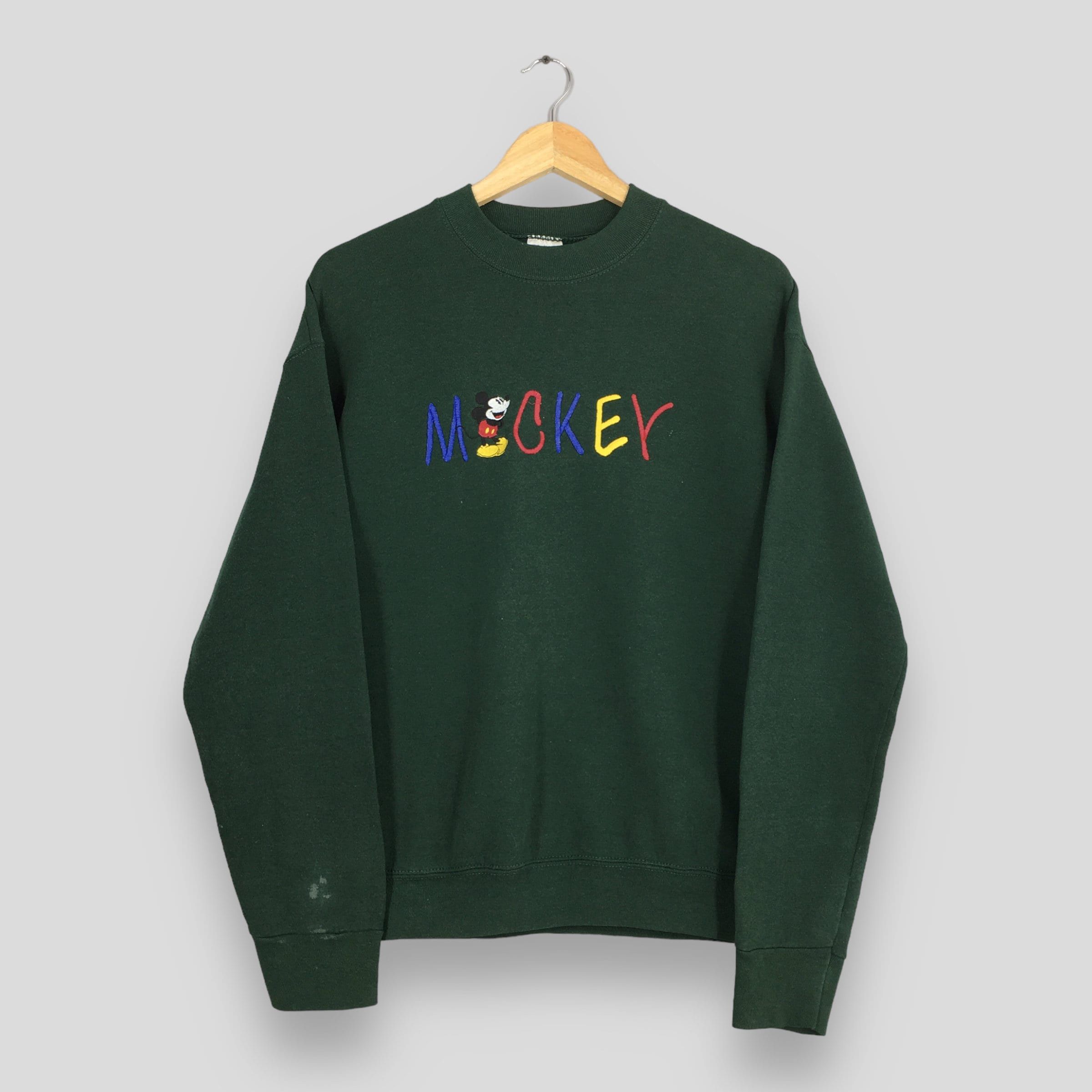 Disney × Mickey Mouse × Vintage Vintage Walt Disney Mickey Mouse Green ...