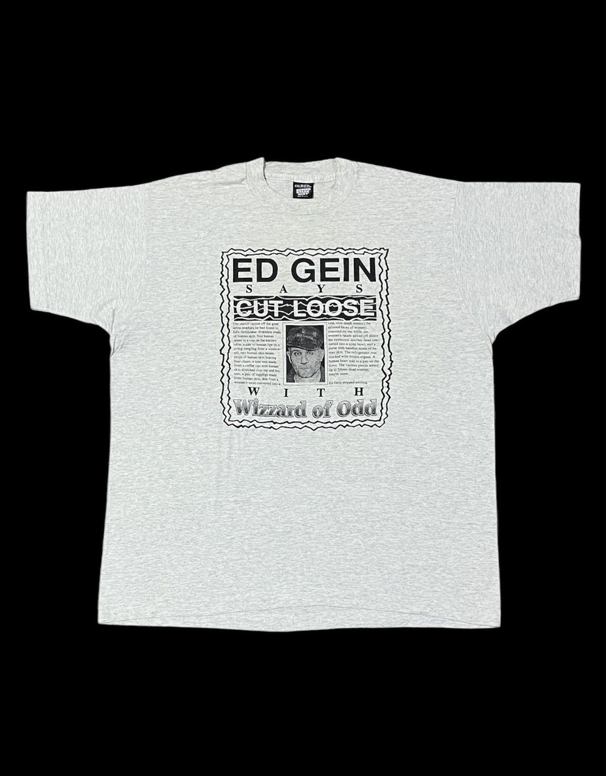Art × Very Rare × Vintage Vintage Ed Gein Photo Tee Serial Killer | Grailed