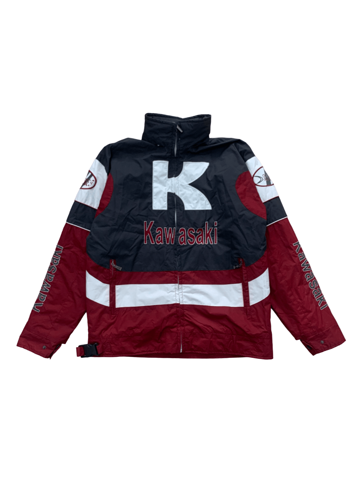 Racing Kawasaki Racing Jacket Hooded Motorcycle Rescue Rain Wear | Grailed