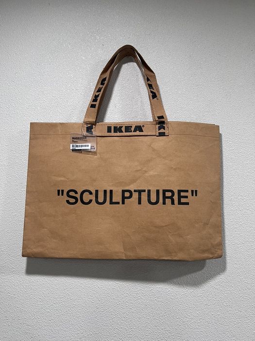 Ikea IKEA Markerad Virgil Abloh “SCULPTURE” bag | Grailed