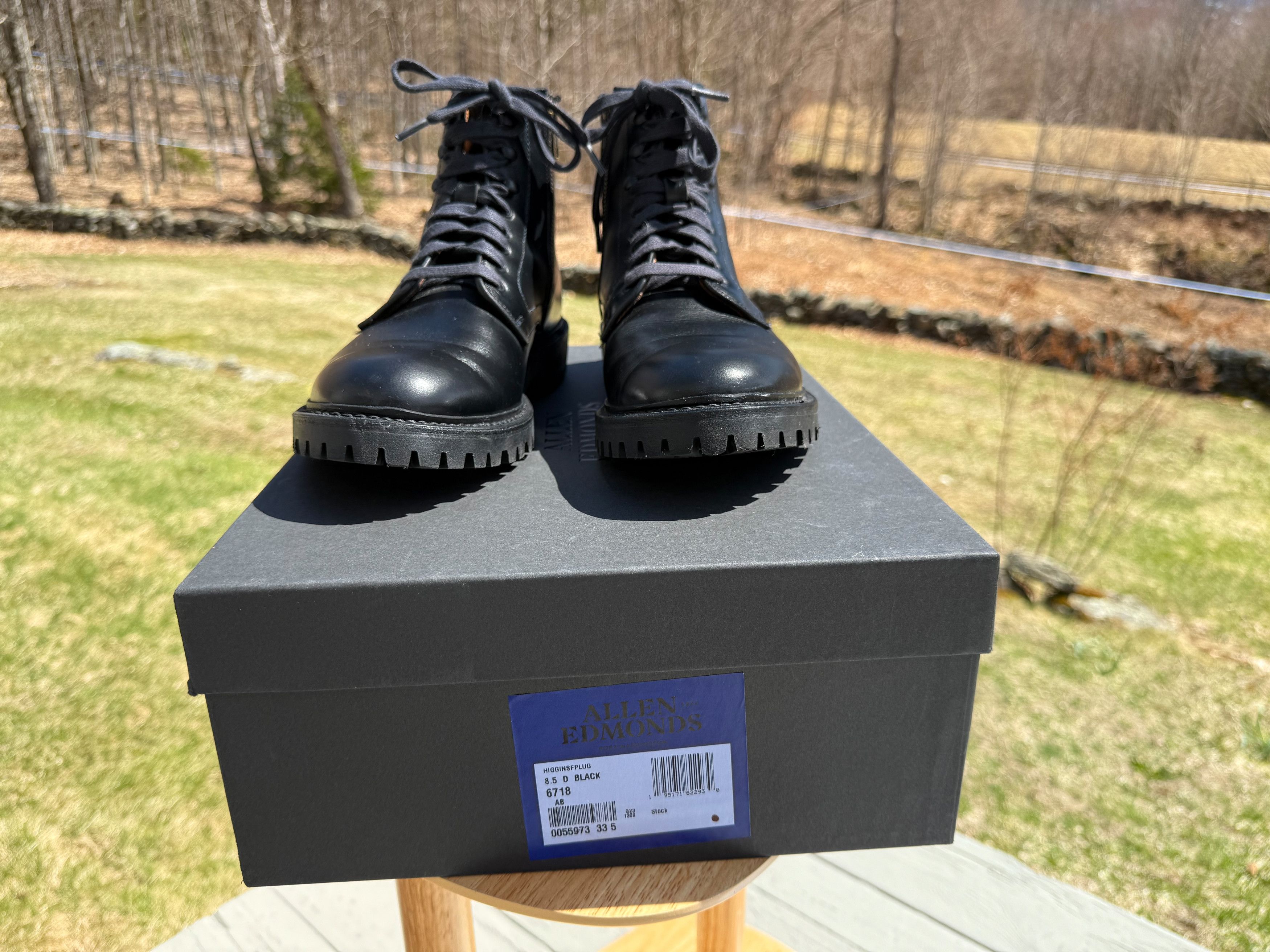 Allen Edmonds Higgins Mill Weatherproof Zip Boot with Lug Sole | Grailed