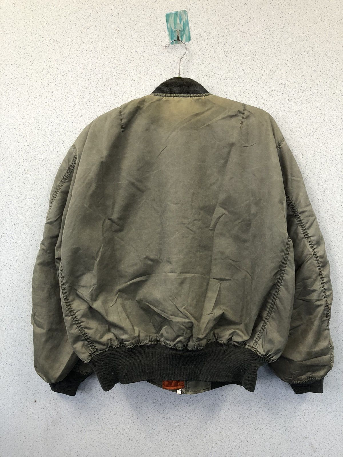 Vintage MA-1 Reversible Flight Military Jacket | Grailed