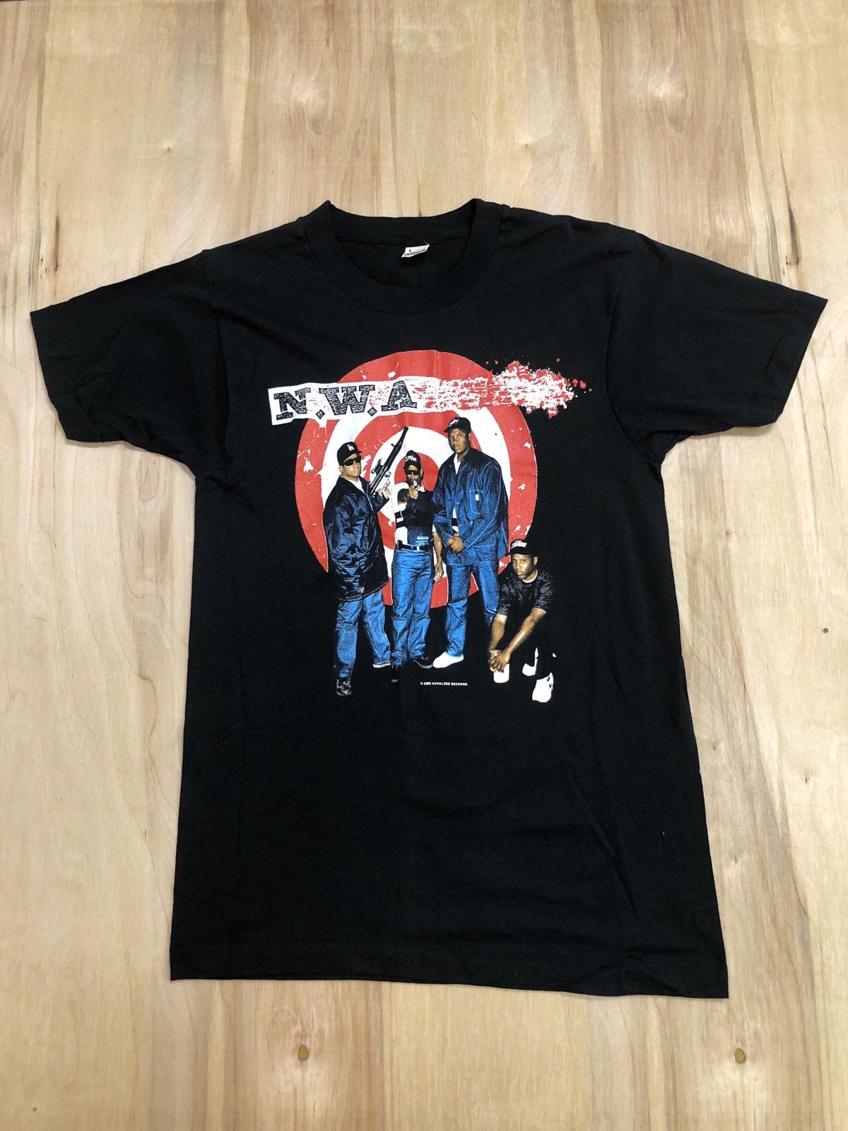 Vintage 1990 NWA Ruthless records screen stars “just don’t bite it ...