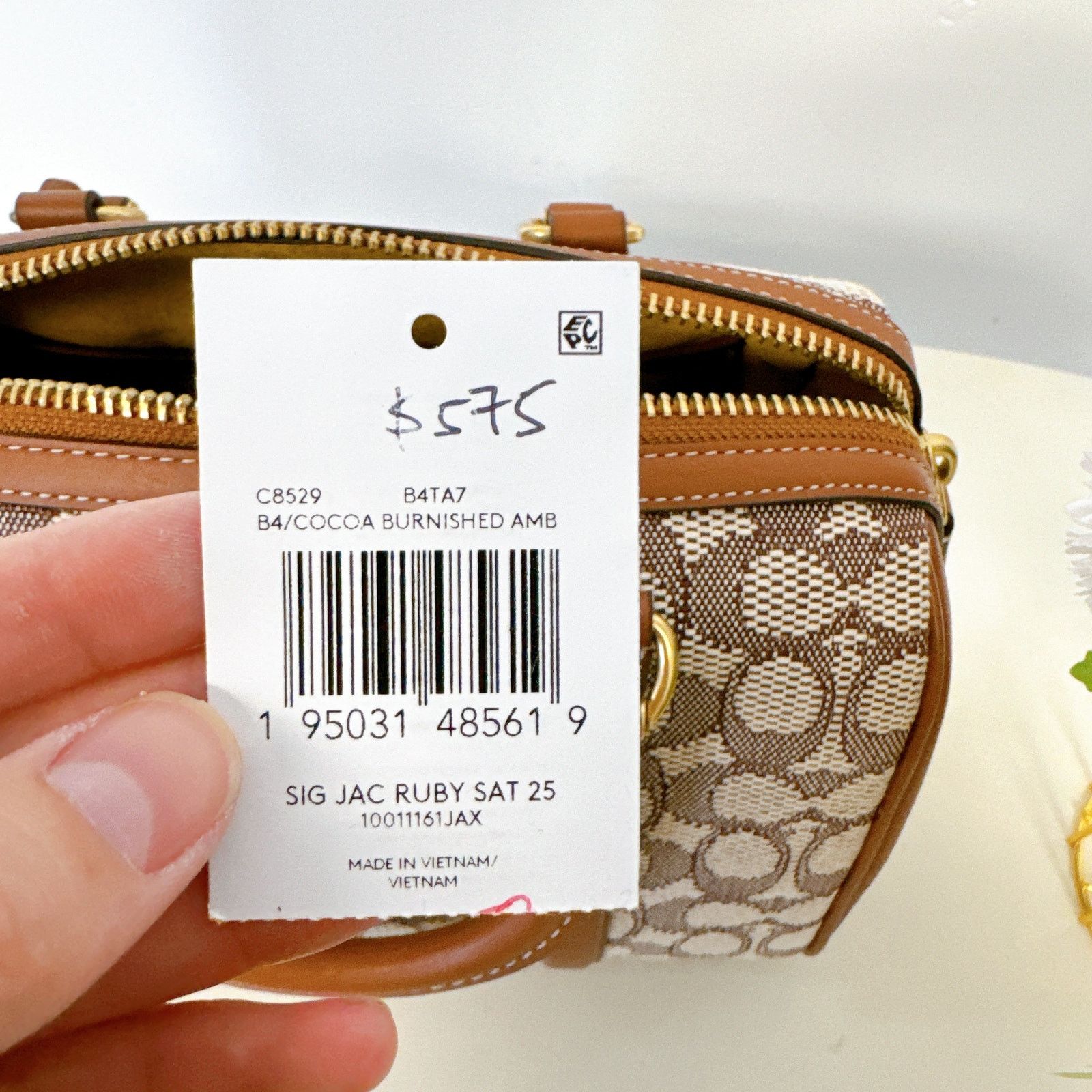 Coach Coach C8529 Ruby Satchel 25 In Signature IN COCOA BURNISHED | Grailed