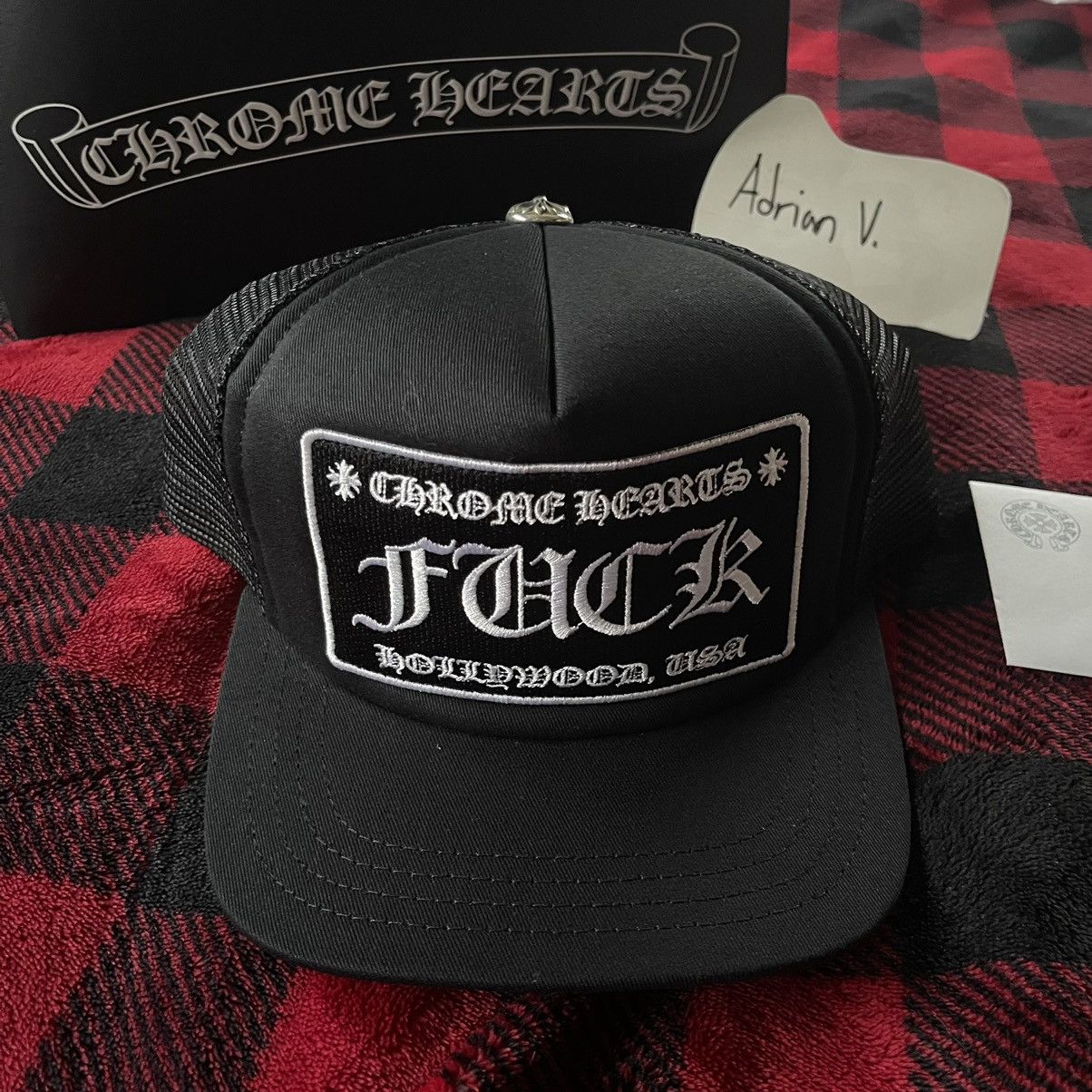 Chrome Hearts CHROME HEARTS FUCK HAT | Grailed