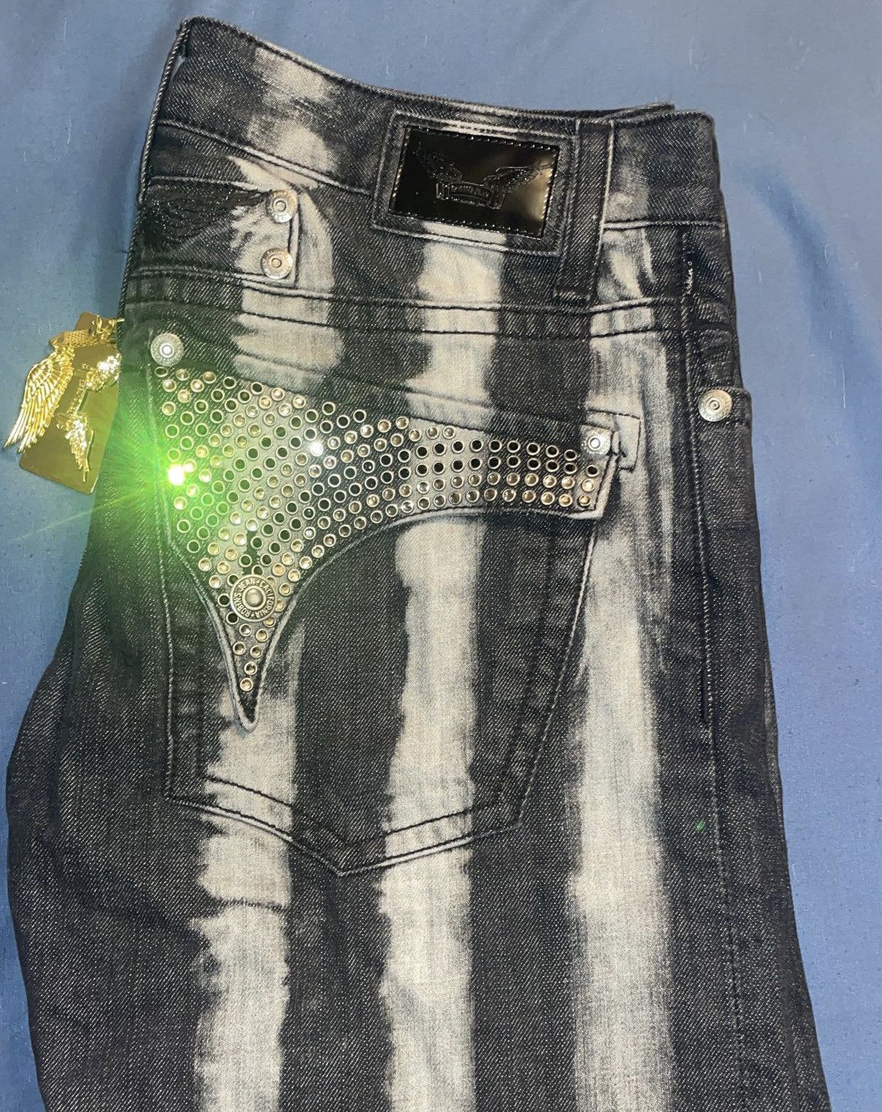 Designer × Robins Jeans × Streetwear ROBIN JEANS-PRISONERS GREY SIZE-34 ...