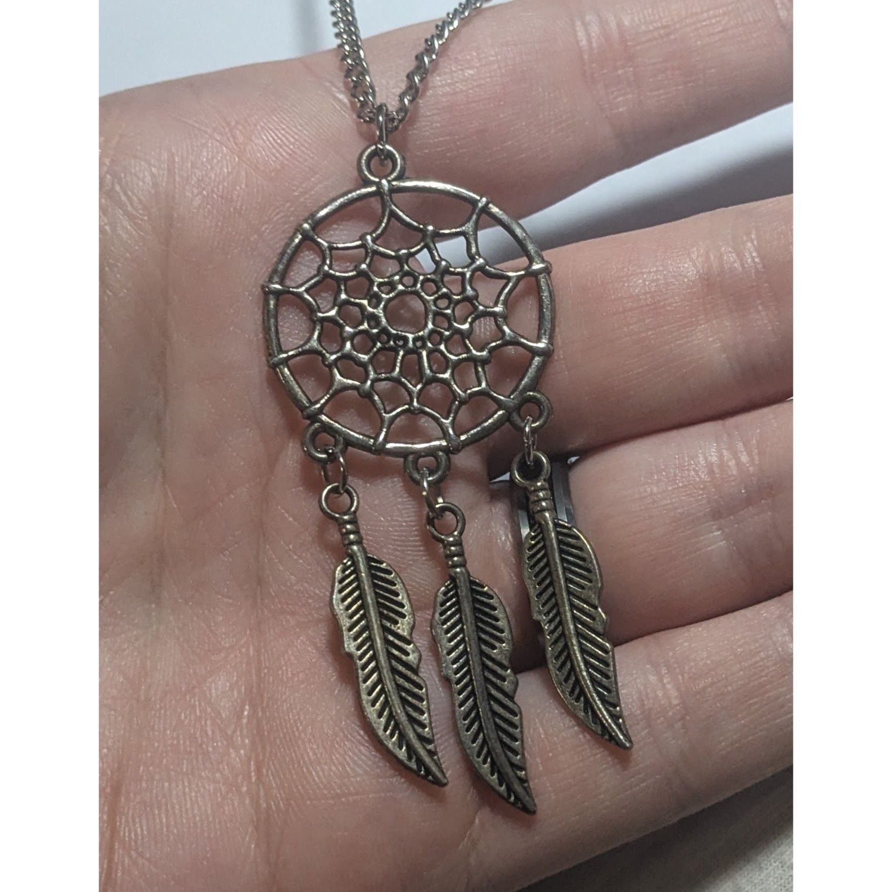 Other Silver Dream Catcher Necklace | Grailed