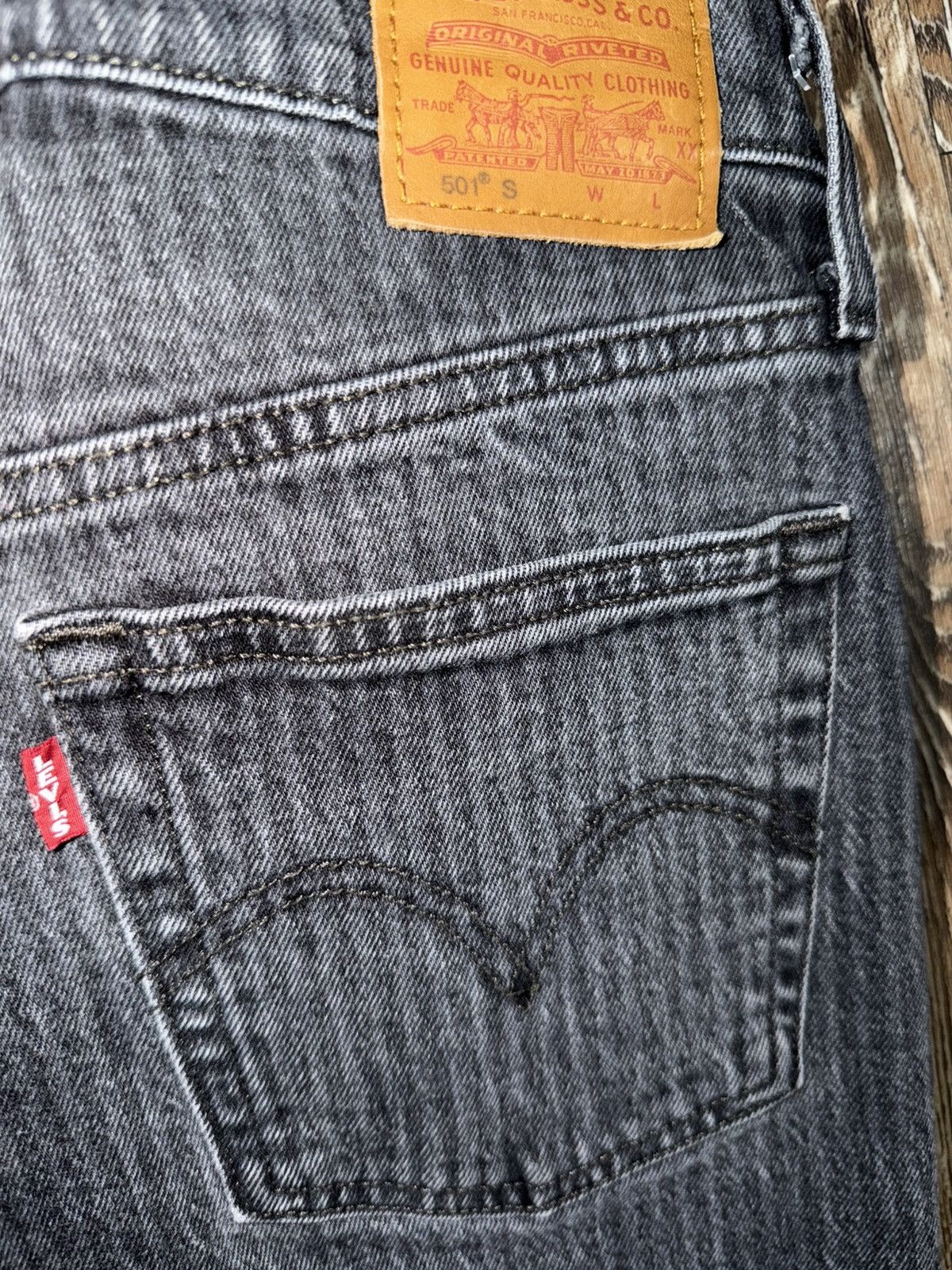 Levi's Levi’s 501 original fit black wash Jeans | Grailed
