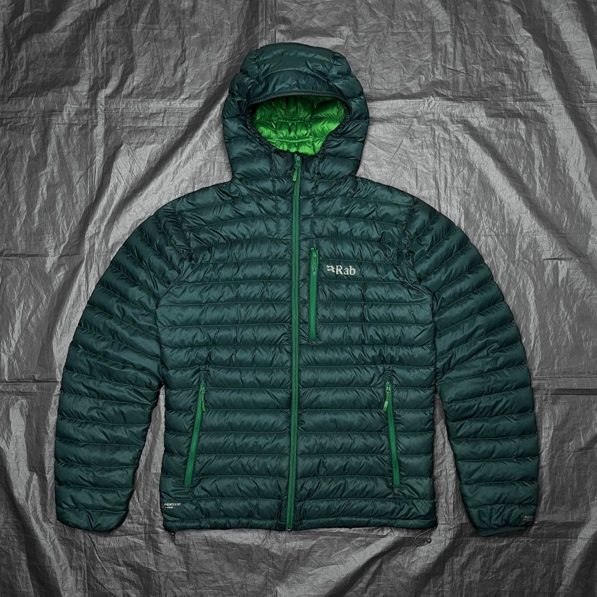 Outdoor Life × Rab Rab Men's Microlight Alpine Down Jacket Puffer Green ...