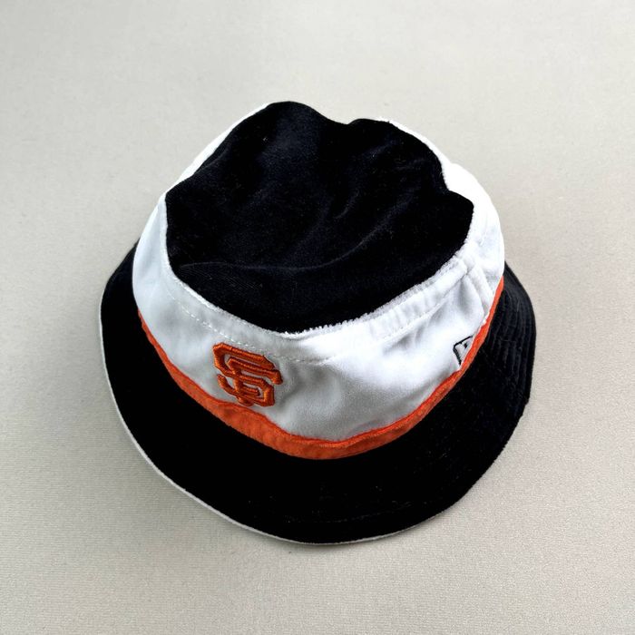 New Era San Francisco Giants Bucket Hat Cap Black Velour New Era MLB ...