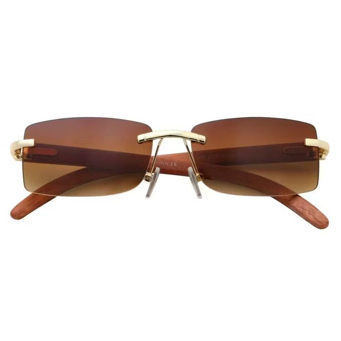 Streetwear Sunglasses Men Elegant Luxury Wood Buff Glasses for Men Uni ...