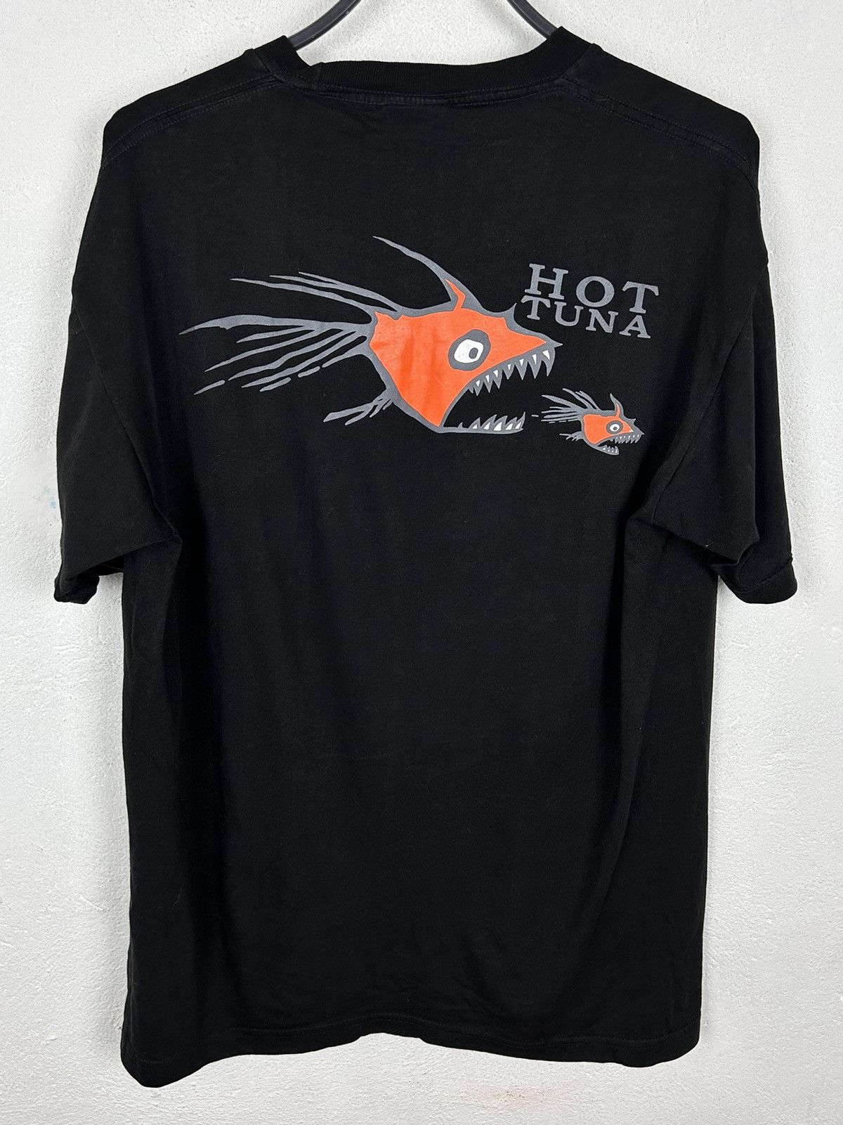 Hot Tuna × Vintage 90s Vintage Hot Tuna Big Piranha Logo Surfing T ...