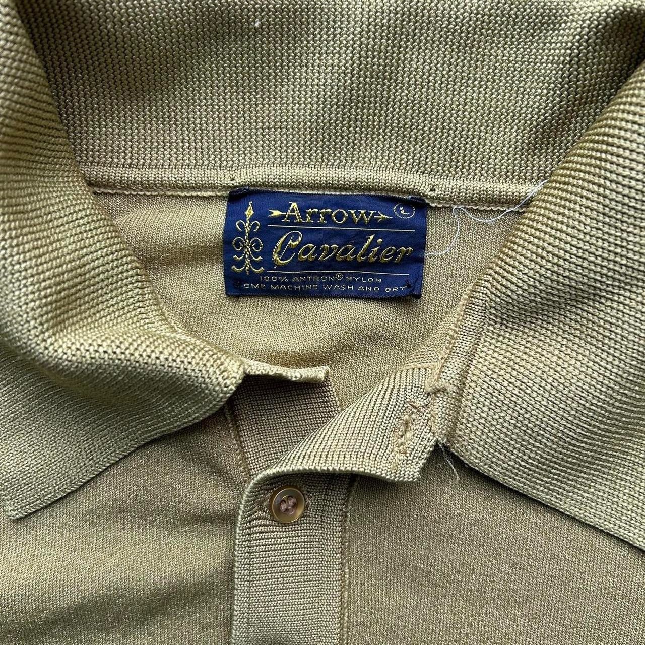 Arrow × Vintage VINTAGE 1950s ARROW CAVALIER LONG SLEEVE POLO SHIRT ...
