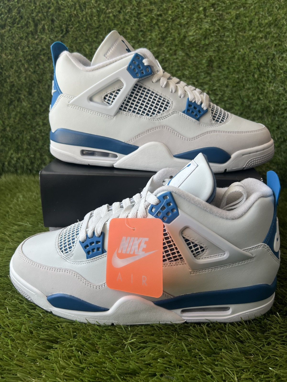 Jordan Brand × Nike Air Jordan 4 Retro Military Blue (2024) | Grailed