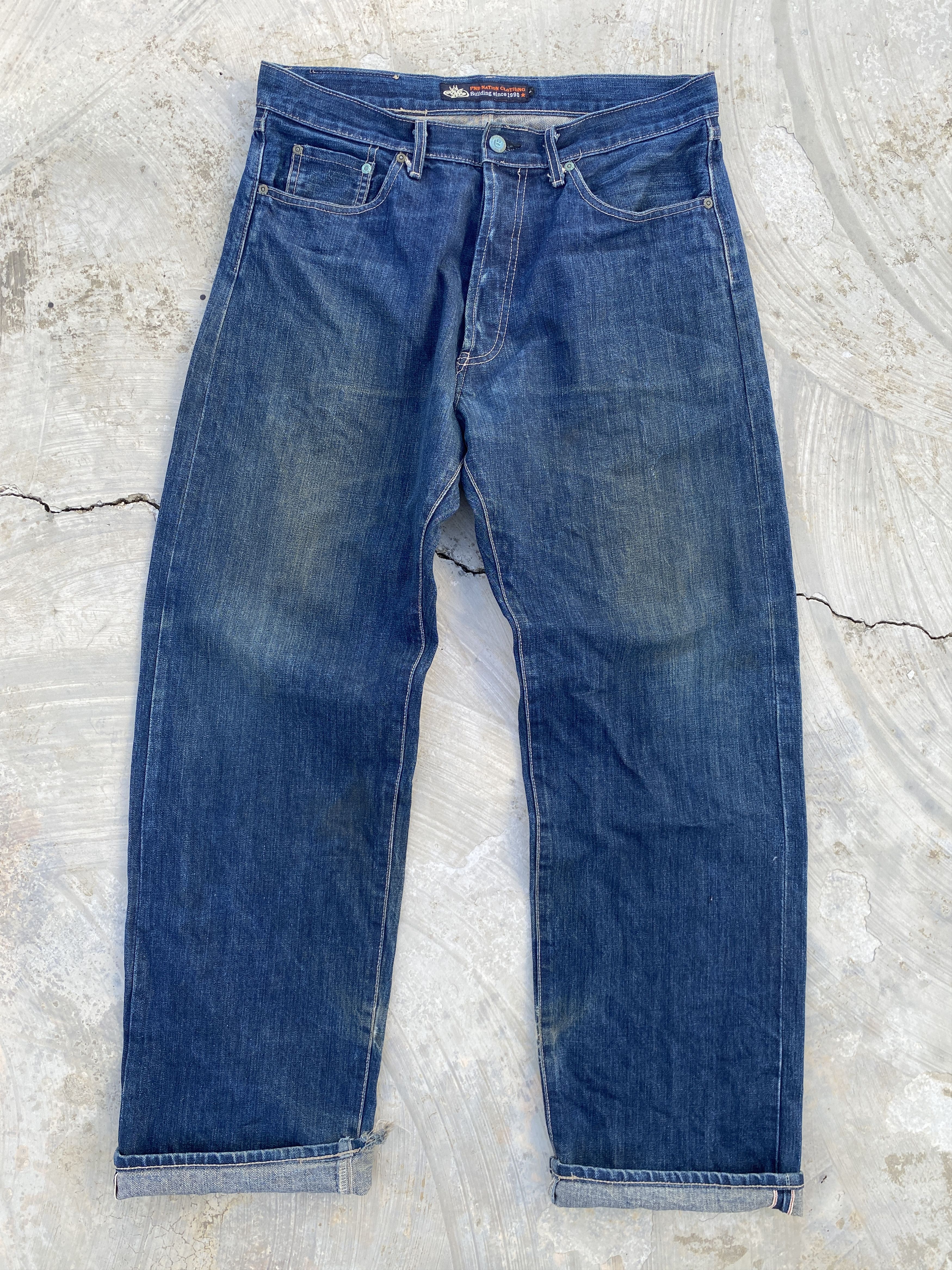 Streetwear PNB Nation Clothing Selvedge Jeans | Grailed