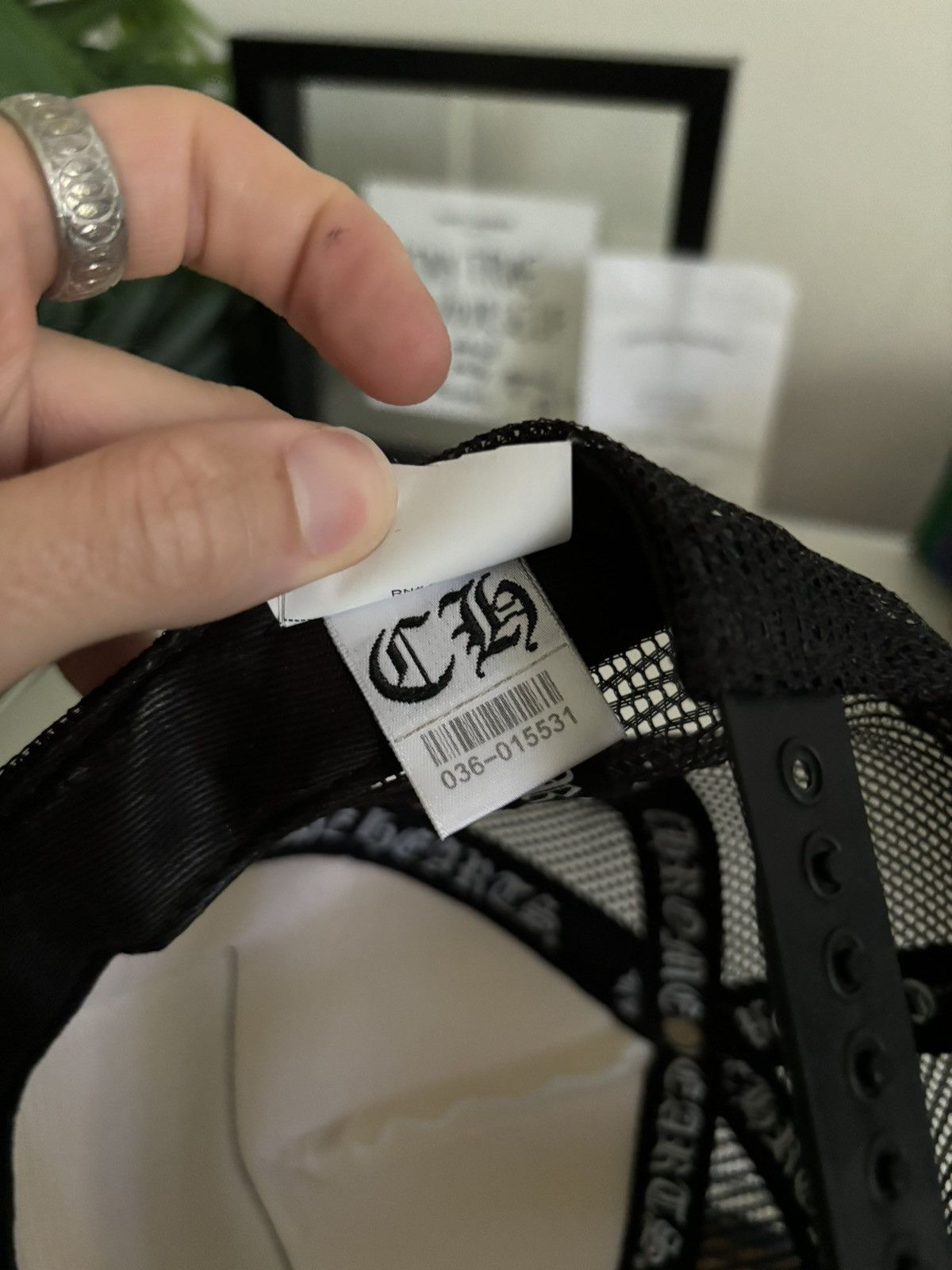 Chrome Hearts RECEIPT - MATTY BOY CHOMPER HAT | Grailed