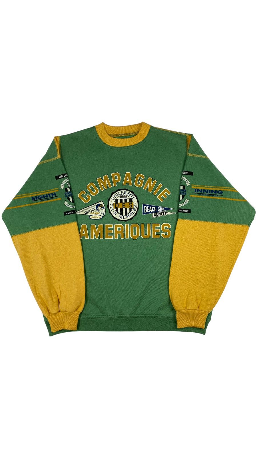 Vintage 🔥LASTDROP🔥 90s Made France Compagnie Des Ameriques Baseball ...