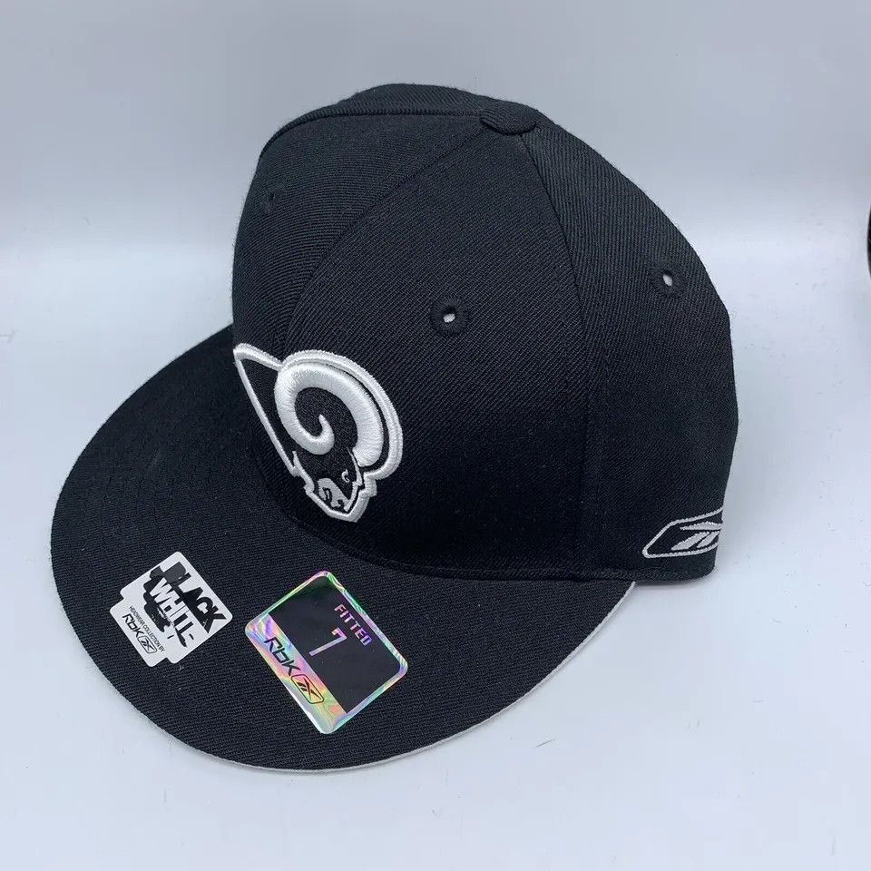 NFL × Reebok × Vintage Vintage Los Angeles Rams Size 6 3/4 NFL Mens Hat ...