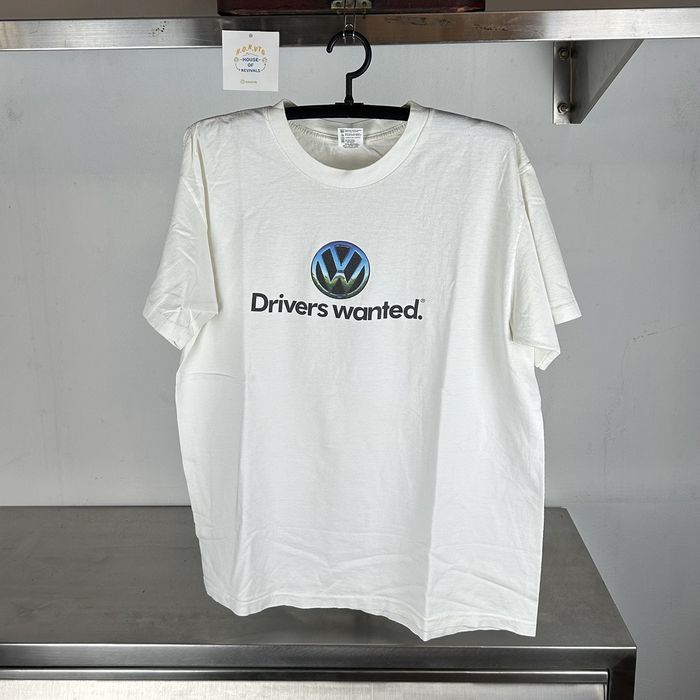 Vintage Vintage 90s Volkswagen Drivers Wanted single stitch shirt | Grailed