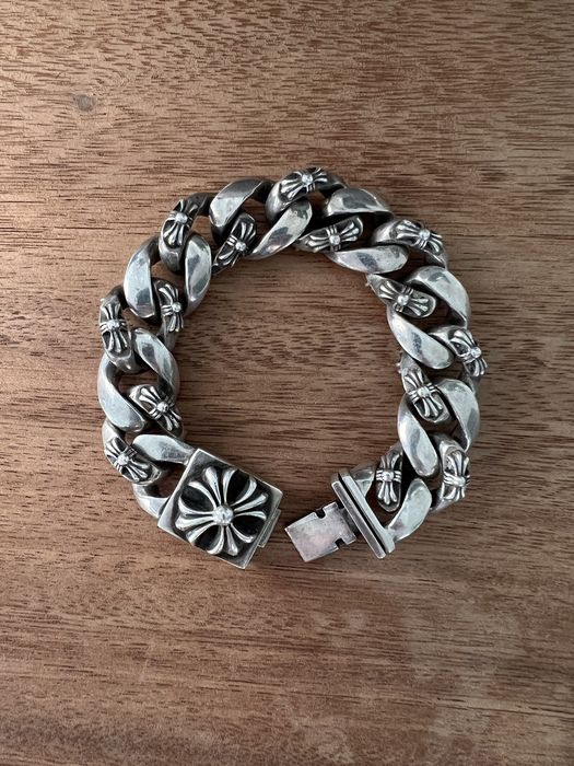Chrome Hearts Chrome Hearts Cuban Fancy Link Bracelet | Grailed