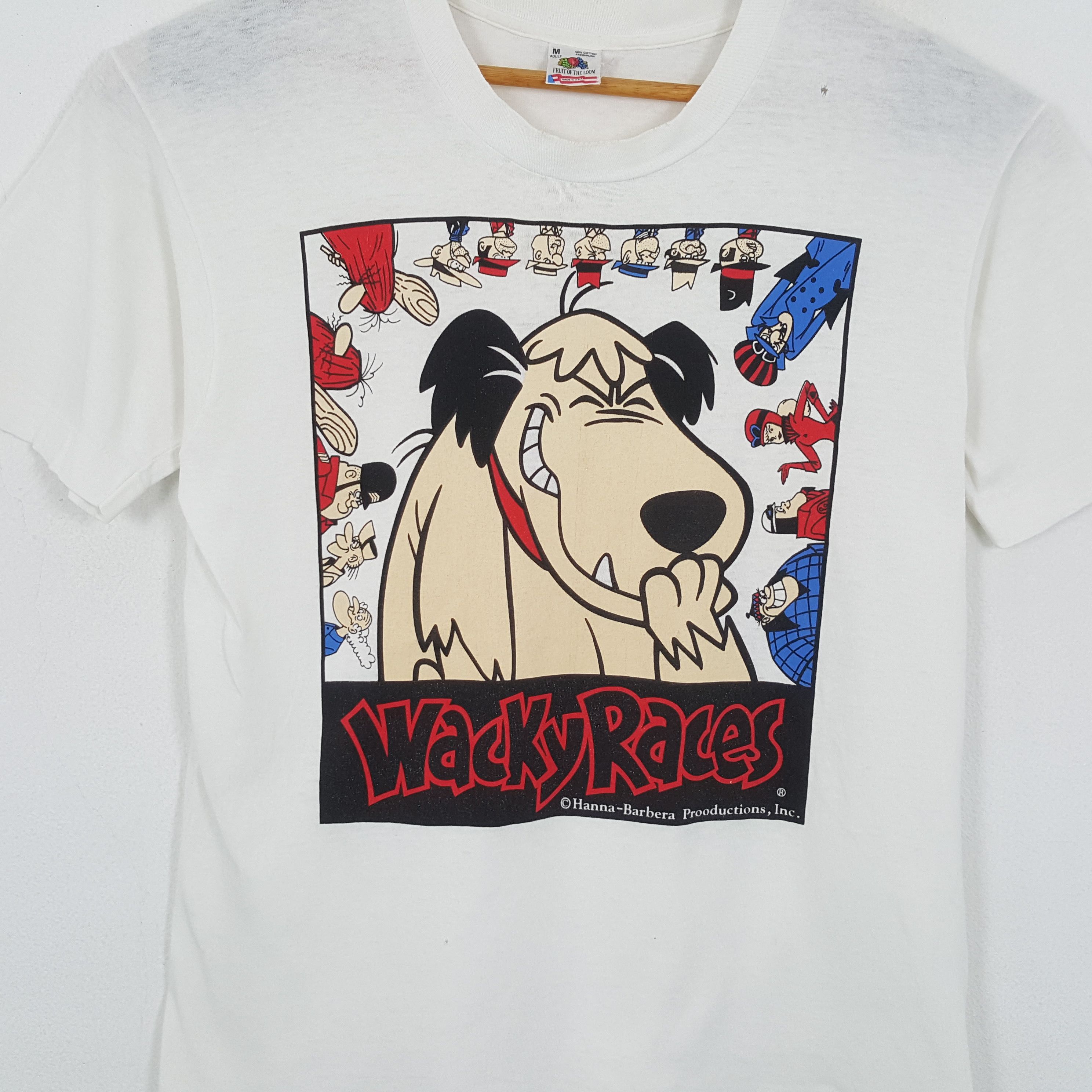 Vintage Vintage 90's WACKY RACES American Cartoon Characters T-Shirt ...