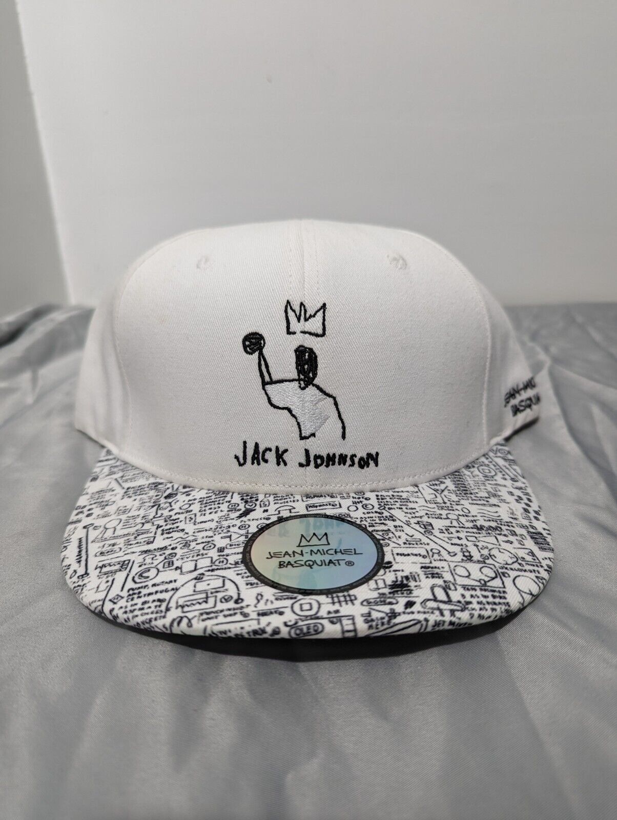 Jean-Michel Basquiat Jean-Michel Basquiat "Jack Johnson 1982" Snapback ...