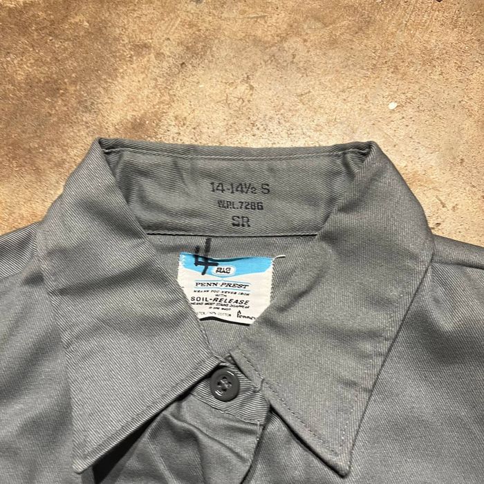 Vintage Vintage 70s Big Mac JCPenney Grey Work Button Up Shirt | Grailed