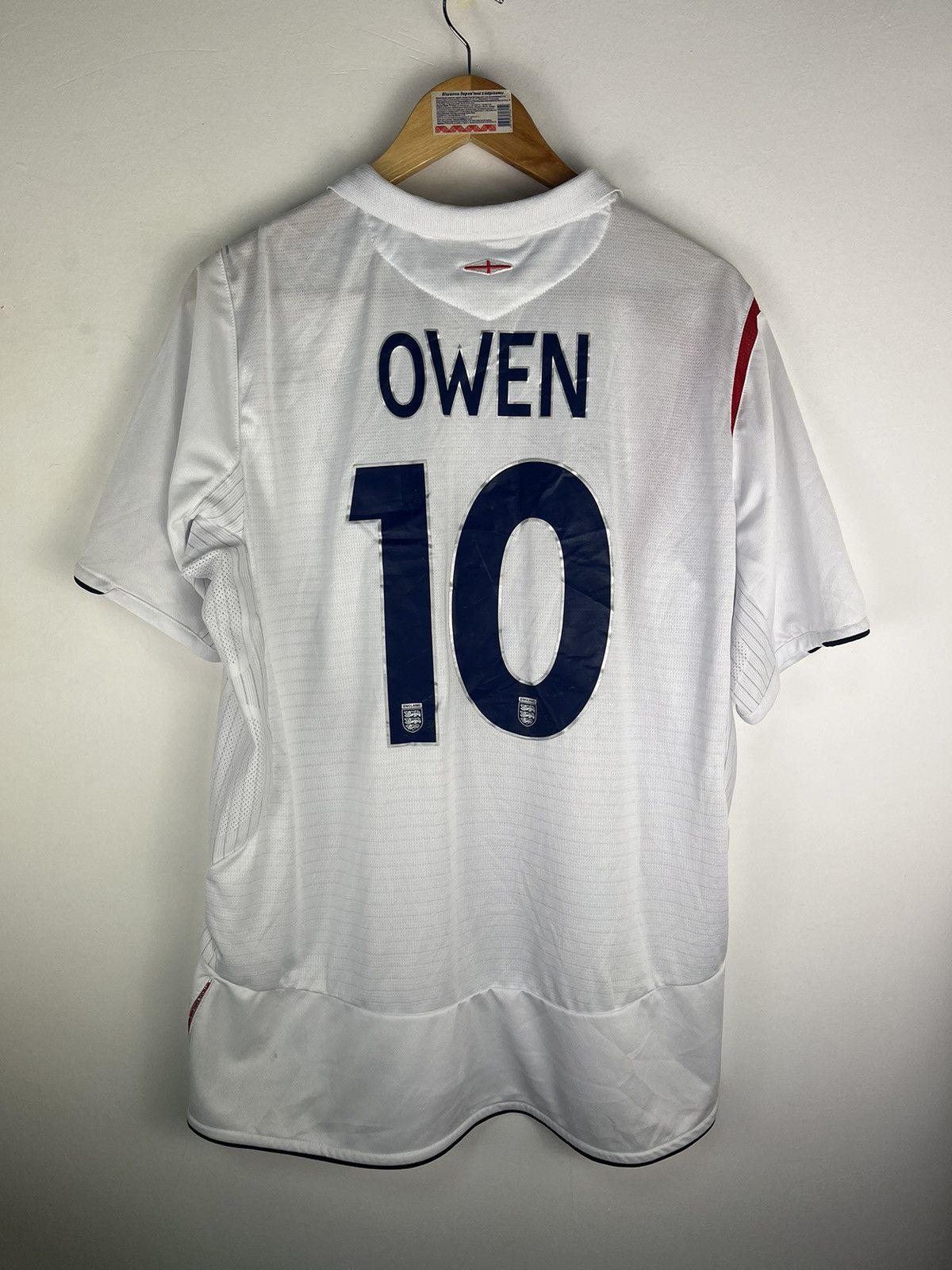 Umbro MICHAEL OWEN #10 ENGLAND 2005/2006 FOOTBALL UMBRO,VINTAGE | Grailed