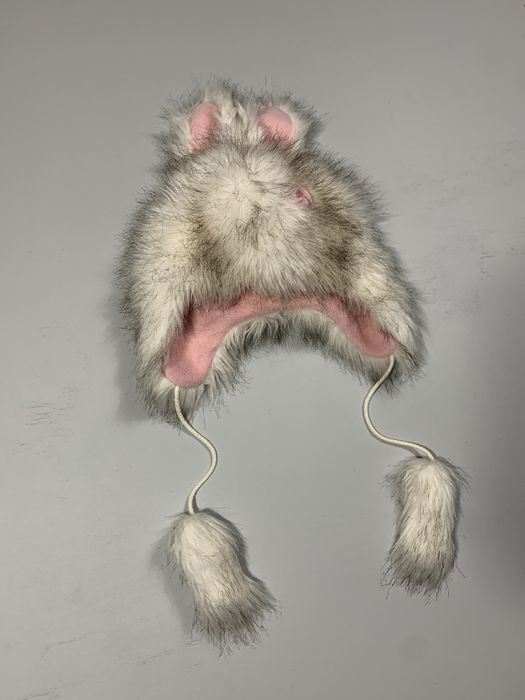 Hysteric Glamour 90’S Y2K FUZZY RABBIT EARS BEANIE FAUX MOHAIR HAT ...